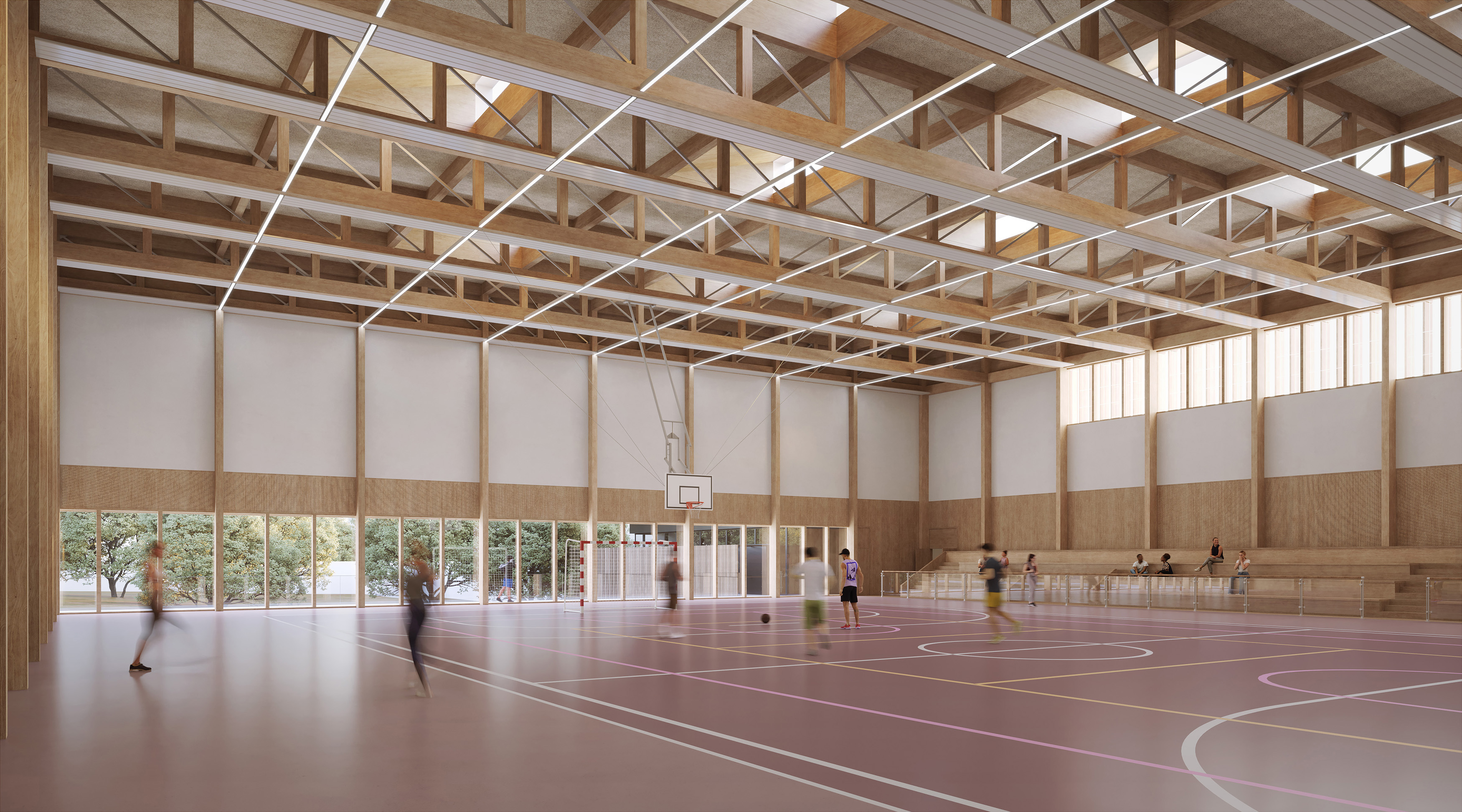 Gymnase à Eysines | Marjan Hessamfar & Joe Vérons architectes associés